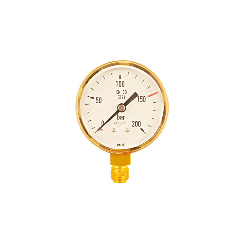 Yıldız Gaz Armatürleri - Pressure Gauges (Manometers) 0-200 Bar